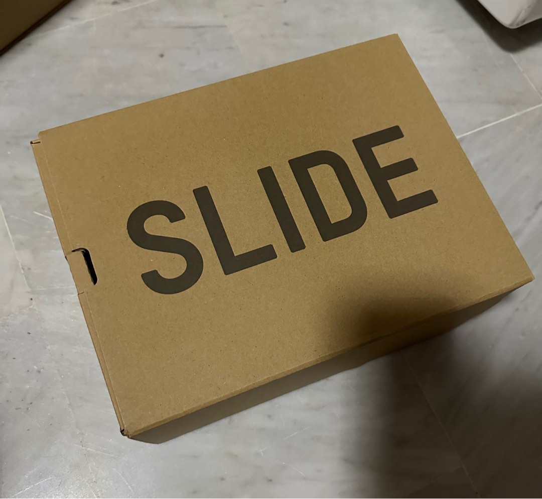 Adidas Yeezy Onyx Slides, Men's Fashion, Footwear, Flipflops and Slides ...