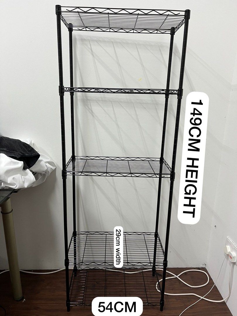 ADJUSTABLE METAL SHELF/RACK, Furniture & Home Living, Furniture ...