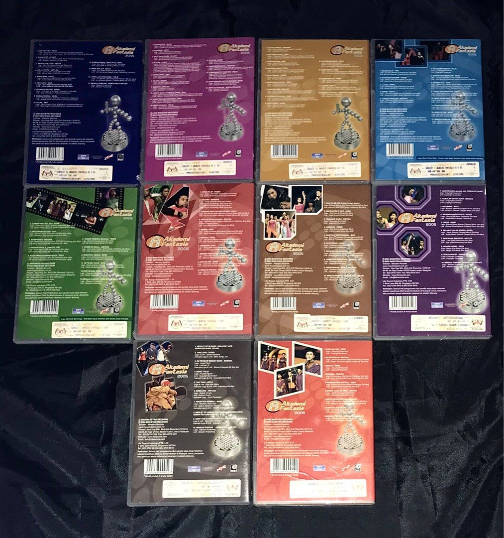 AF AKADEMI FANTASIA 2005 KONSERT 1 TO 10 VCD VIDEO CD SET, Hobbies ...