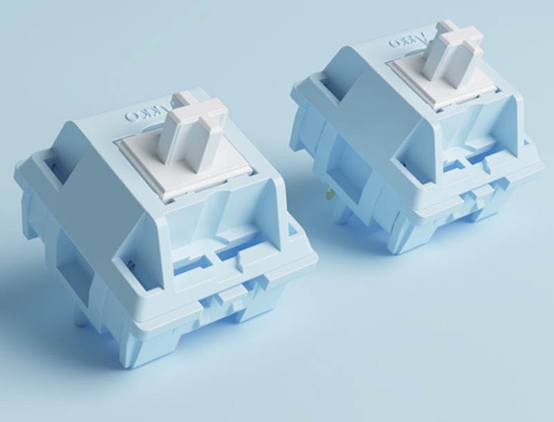 Akko Snow Blue Grey Custom Switches, Computers & Tech, Parts ...