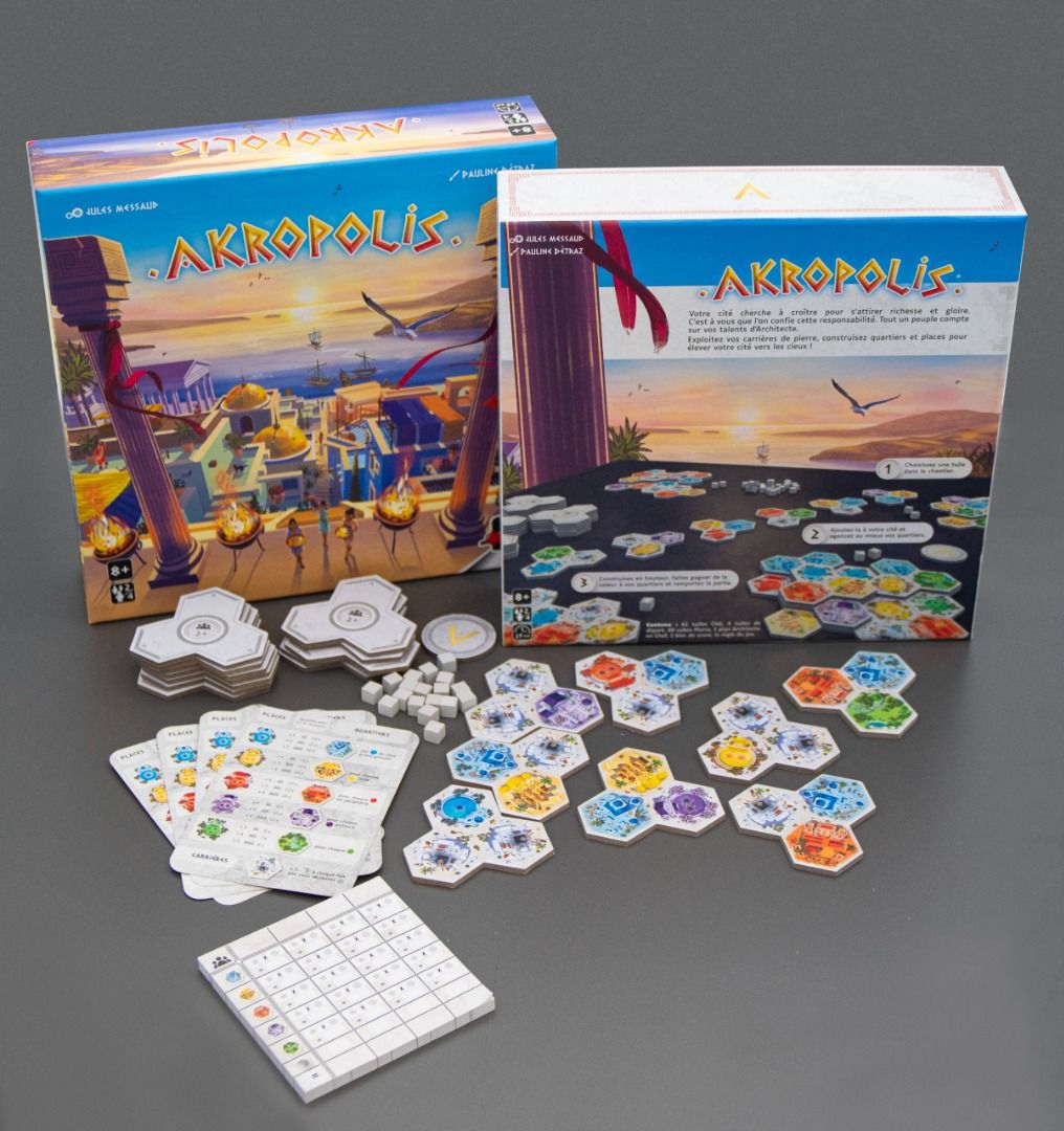 Akropolis (Original Board Game) Tile Placement Game By Gigamic, Hobbies & Toys, Toys & Games on ...