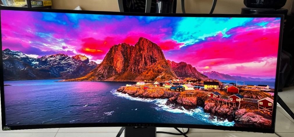 Alienware AW3418DW 120HZ Ultrawide IPS 3440x1440 1440p G-Sync Gaming ...