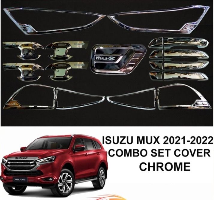 All New Isuzu MUX 2021 to 2023 W/Smart key Garnish Combo set cover ...