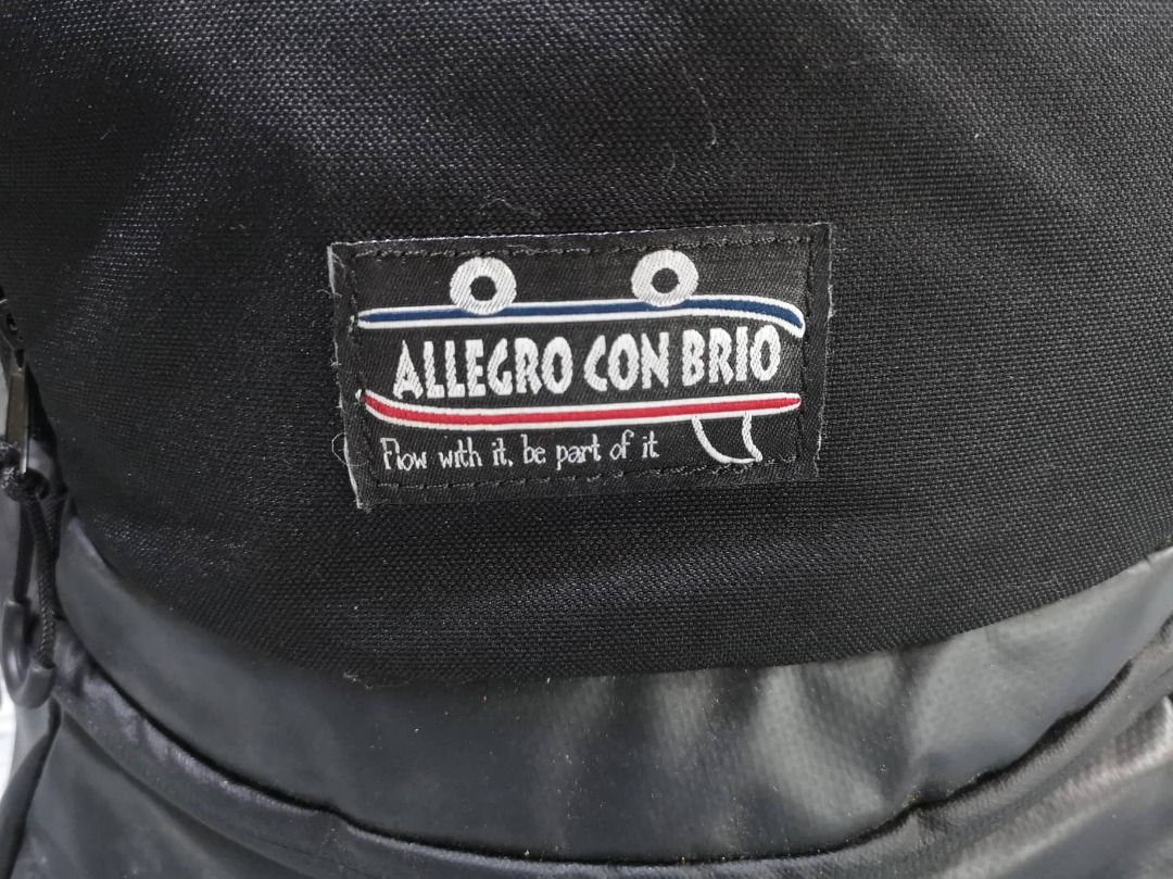 Allegro Con Brio Black Backpack Bag on Carousell