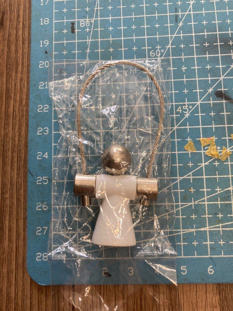 Angel steel cable lock/ tie, Furniture & Home Living, Security & Locks ...