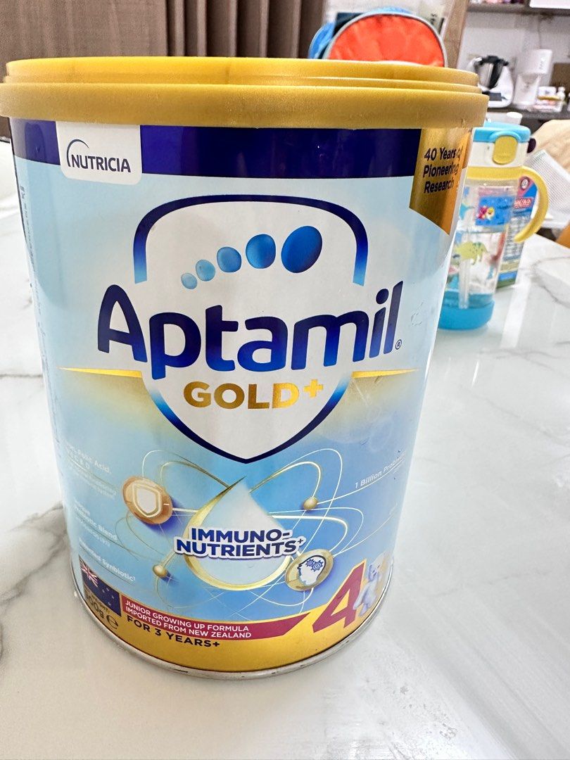 Aptamil Gold Plus Stage 4 900g, Babies & Kids, Nursing & Feeding, Breastfeeding & Bottle Feeding ...