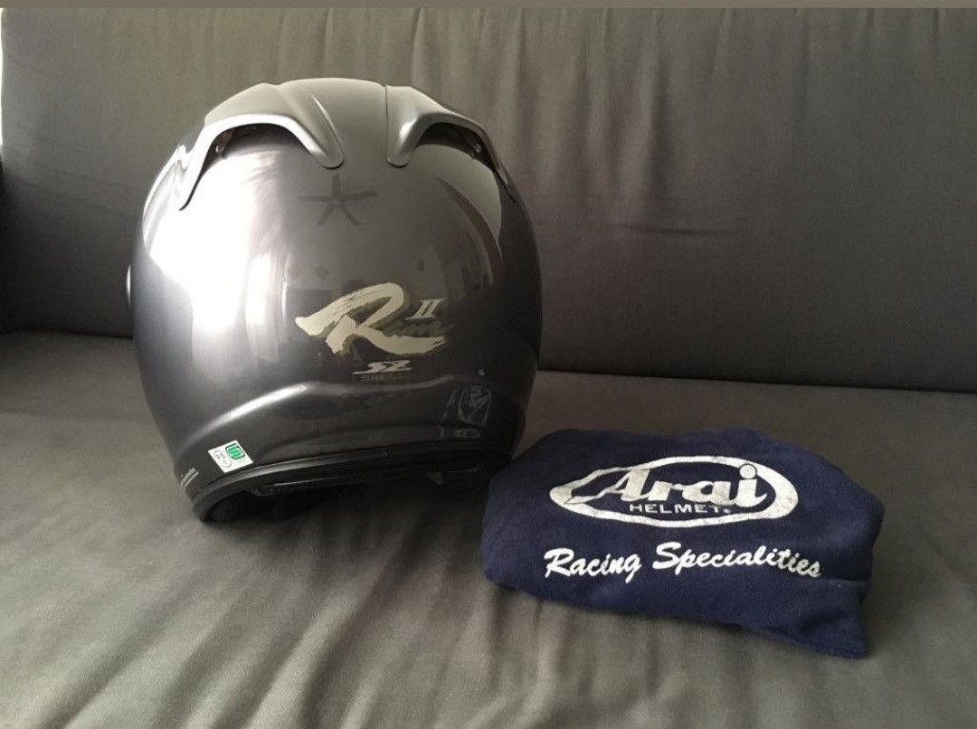 Arai Ram 2 Gunmetal Grey, Motorcycles, Motorcycle Apparel on Carousell
