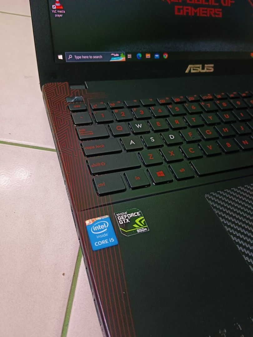 ASUS GAMING CORE I5 8GB RAM 256GB SSD NVIDIA GEFORCE GTX 950M LAPTOP ...