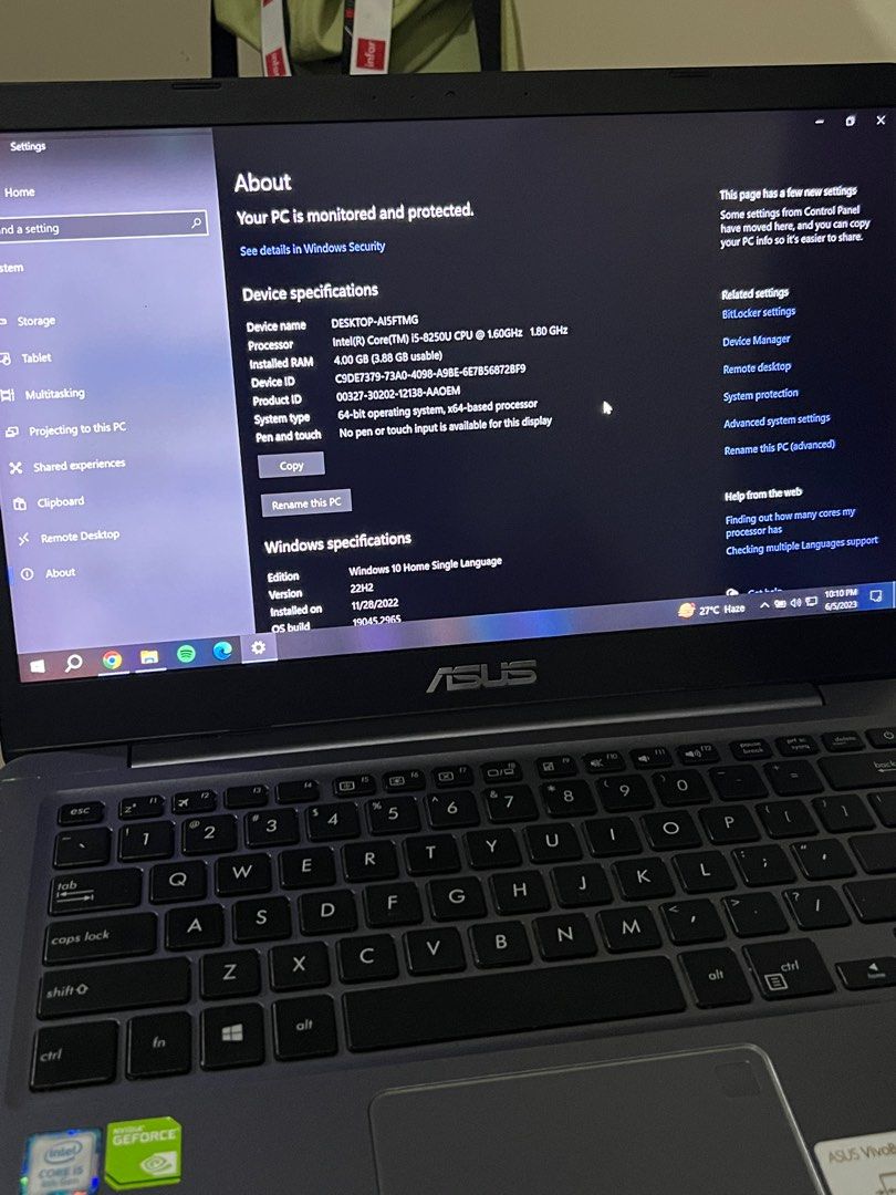 Asus Vivobook S14 X411U, Computers & Tech, Laptops & Notebooks on Carousell