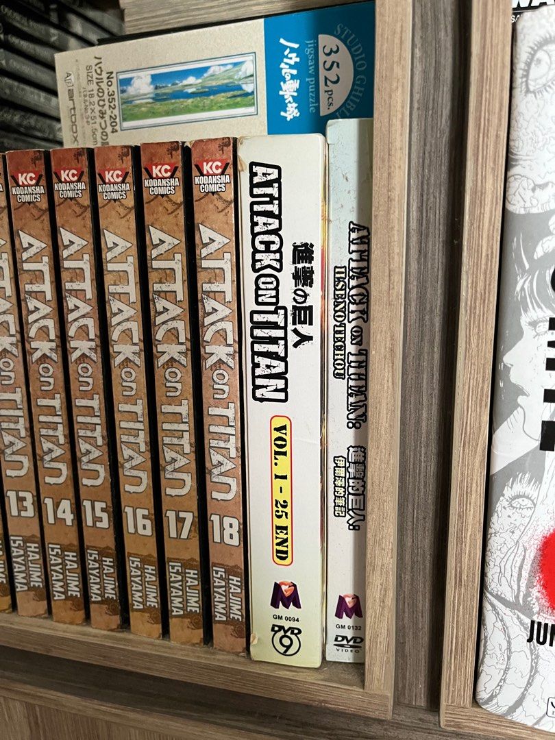 Set of Attack on Titan Manga Books 1-18, Hobbies & Toys, Books & Magazines, Comics & Manga on ...