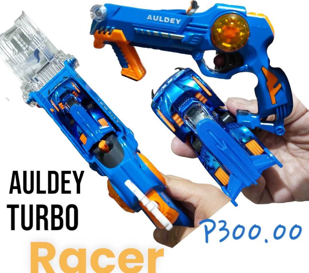 AULDEY TURBO RACING CAR WITH LAUNCHER, Hobbies & Toys, Toys & Games on ...