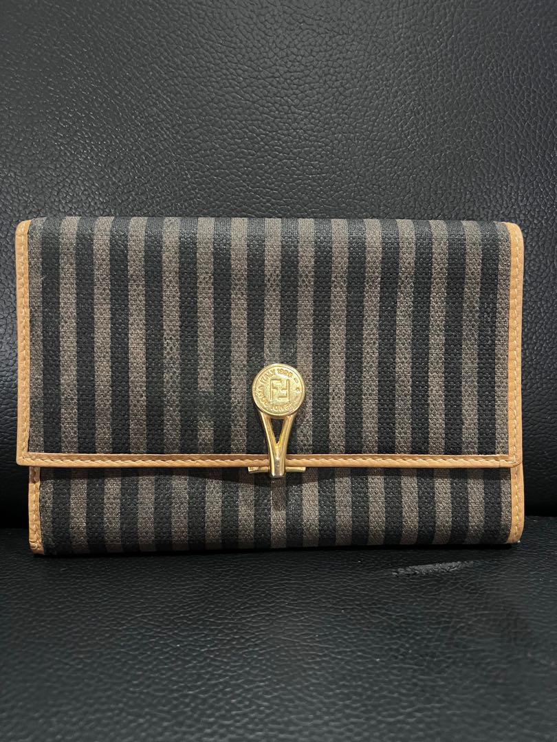 Authentic Fendi medium trifold wallet, Luxury, Bags & Wallets on Carousell