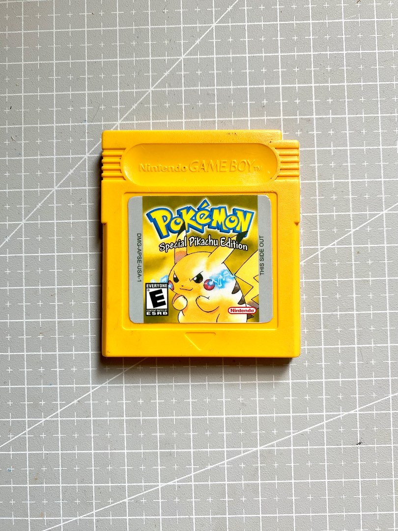 Authentic Pokemon Yellow for Gameboy DMG, Video Gaming, Video Games ...