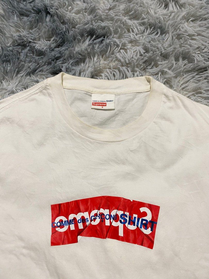 Authentic Supreme CDG Box logo on Carousell