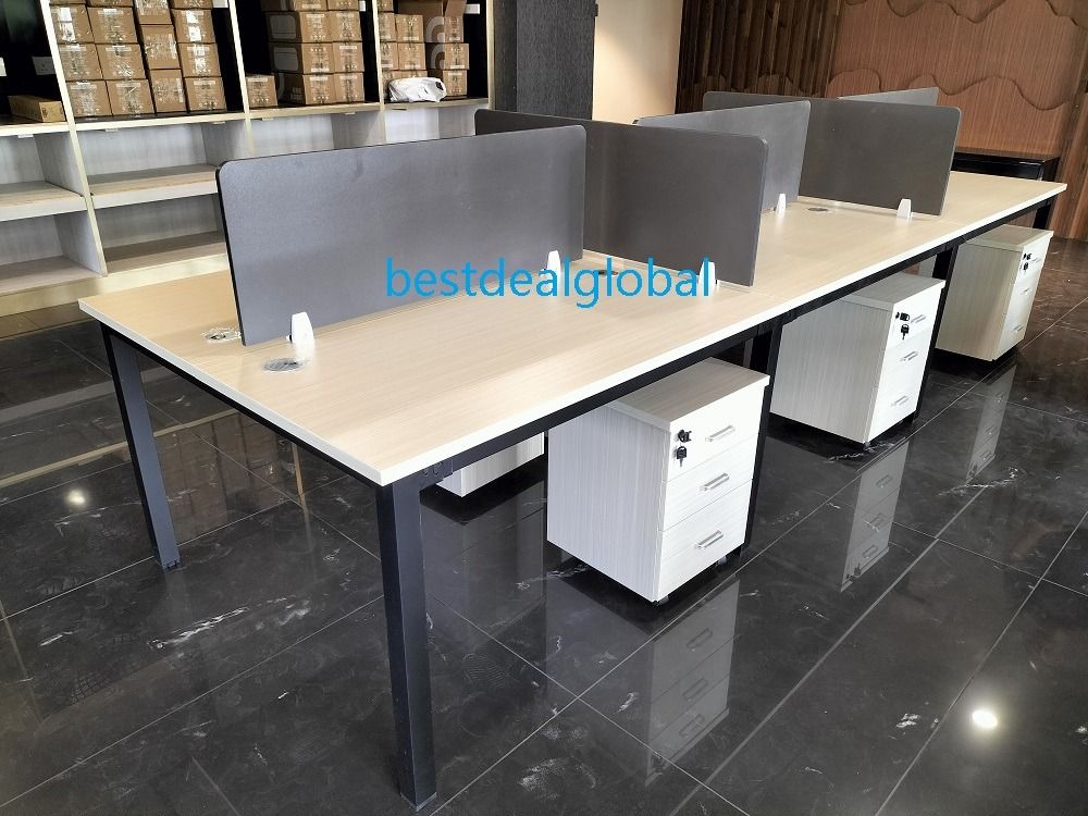 B144 Executive Workstation,with high partion,with/without pedestal ...