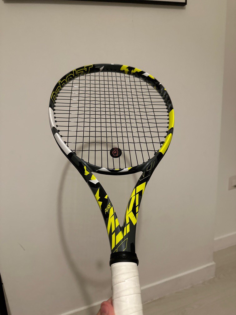 Babolat pure aero 2023 - 300gram - grip 1, Sports Equipment, Sports ...