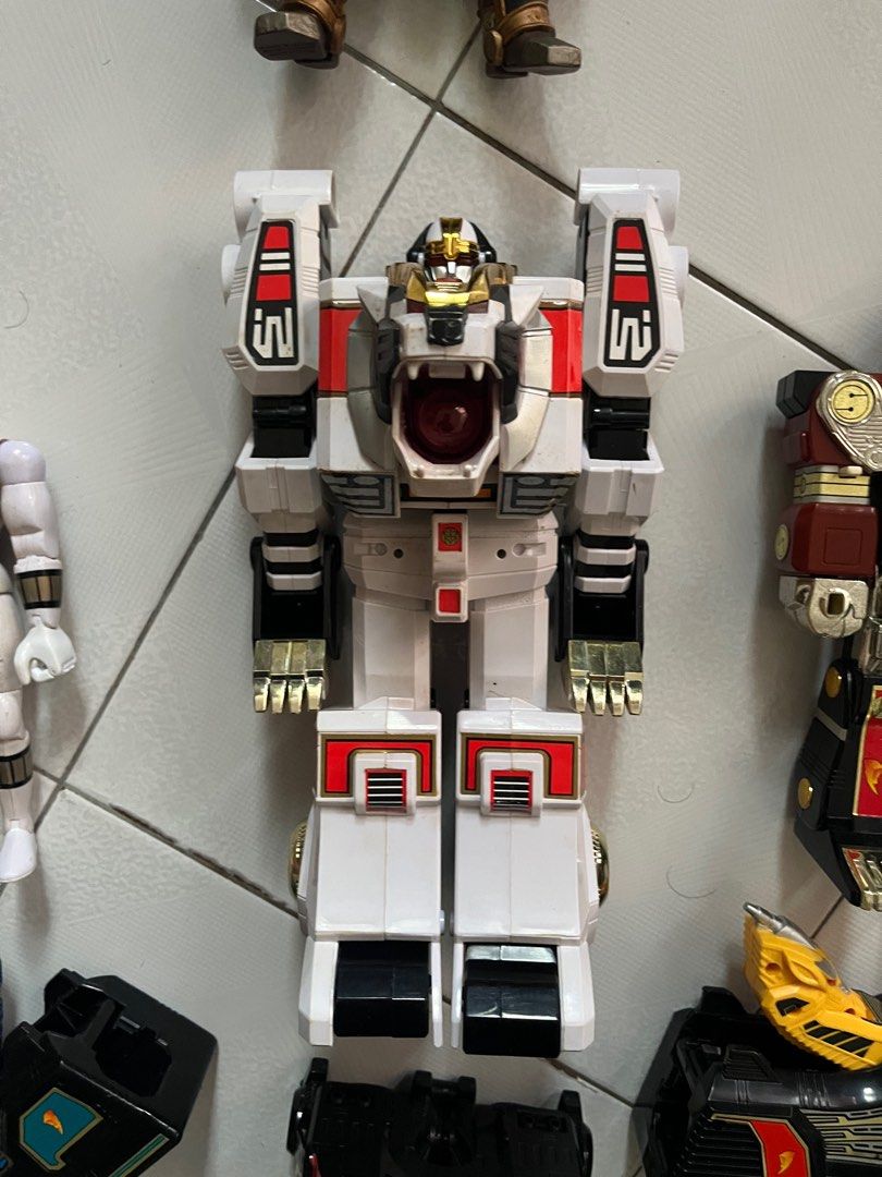 BANDAI 90S WHITE TIGERZORD, POWER RANGERS NINJA MEGAZORD, POWER RANGERS ...