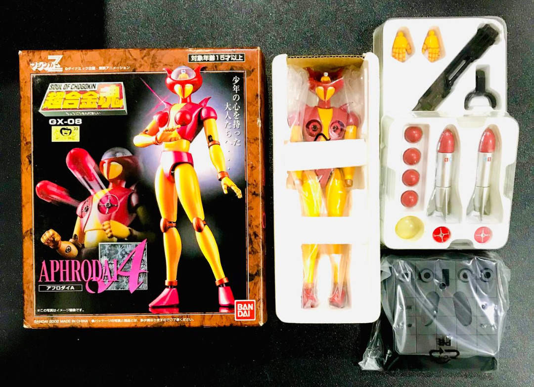 BANDAI JAPAN POPYNICA SOUL OF CHOGOKIN GX-08 APHRODAI A, Hobbies & Toys, Toys & Games on Carousell