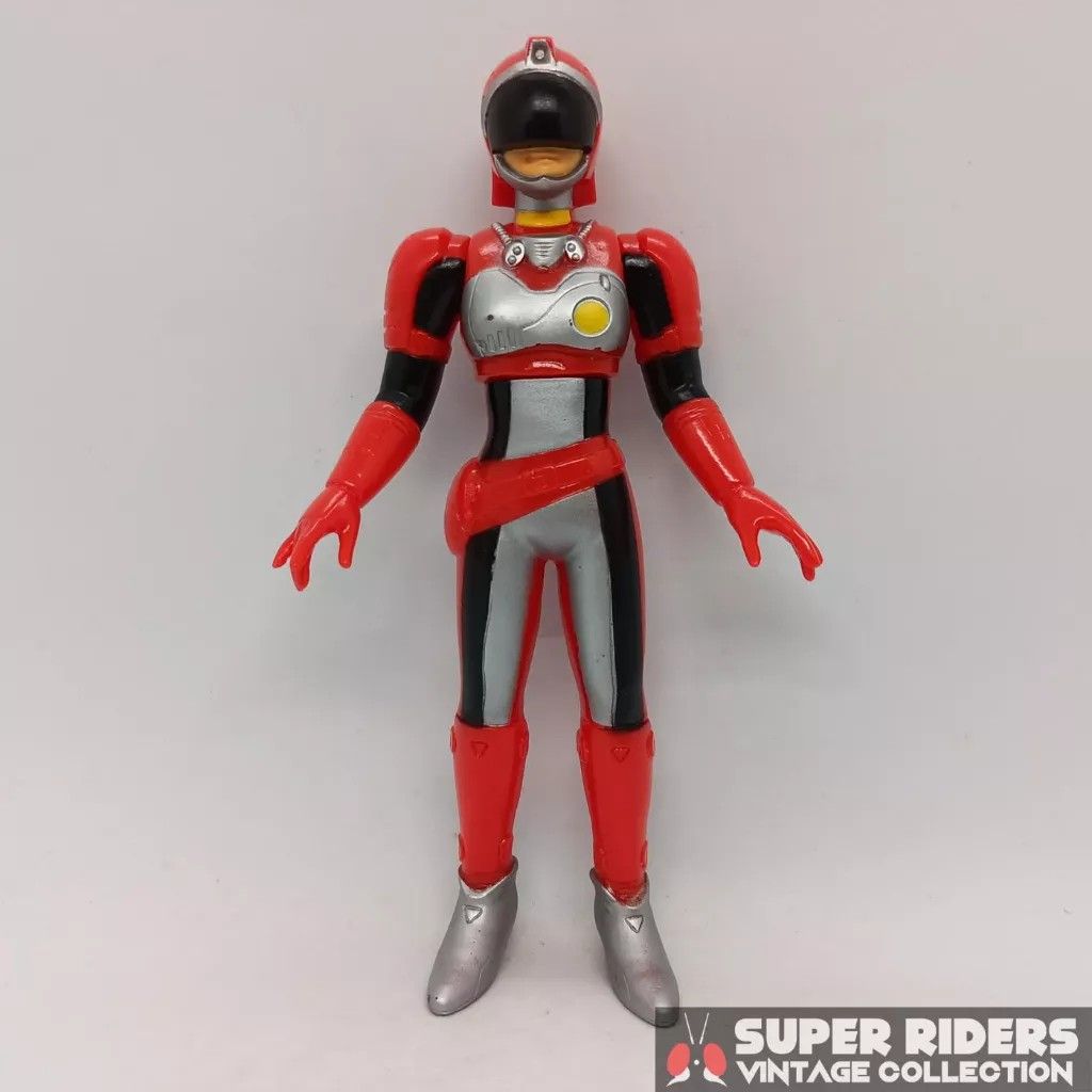 Bandai Vintage 6.5 inch Metal Hero Series Sofubi ~ Blue SWAT/Solbrain ...