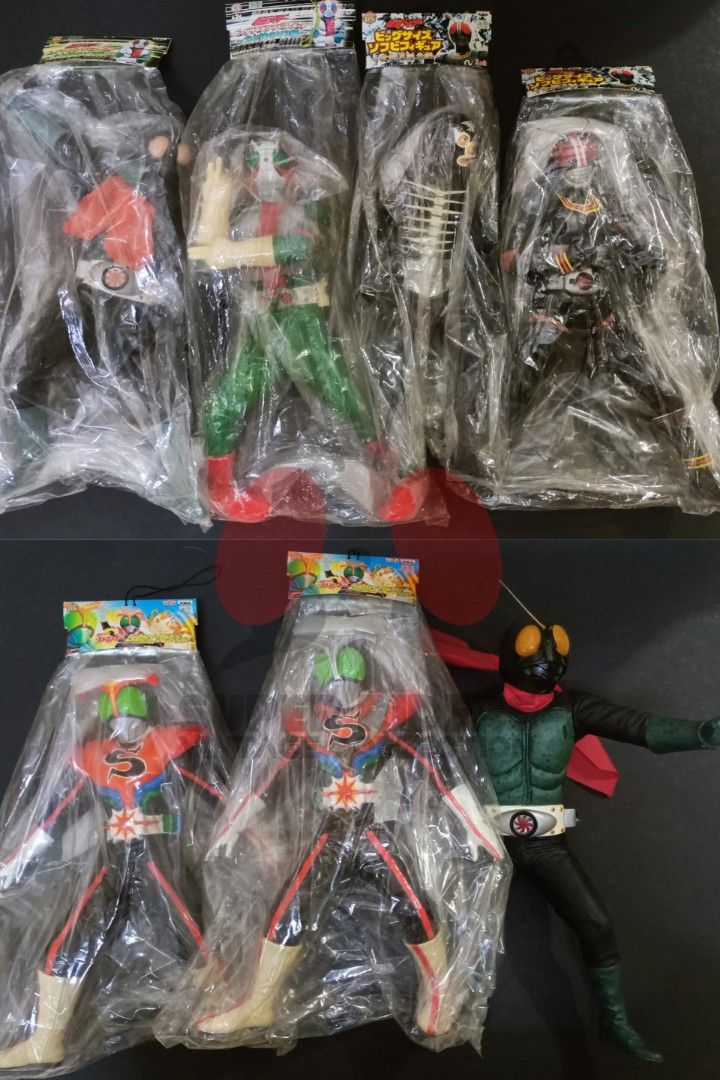 Banpresto Big Sofubi Kamen Rider Ichigo/V3/Shocker Combatant/Black ...