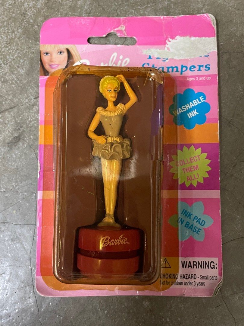 barbie figure stamp, Hobbies & Toys, Toys & Games on Carousell