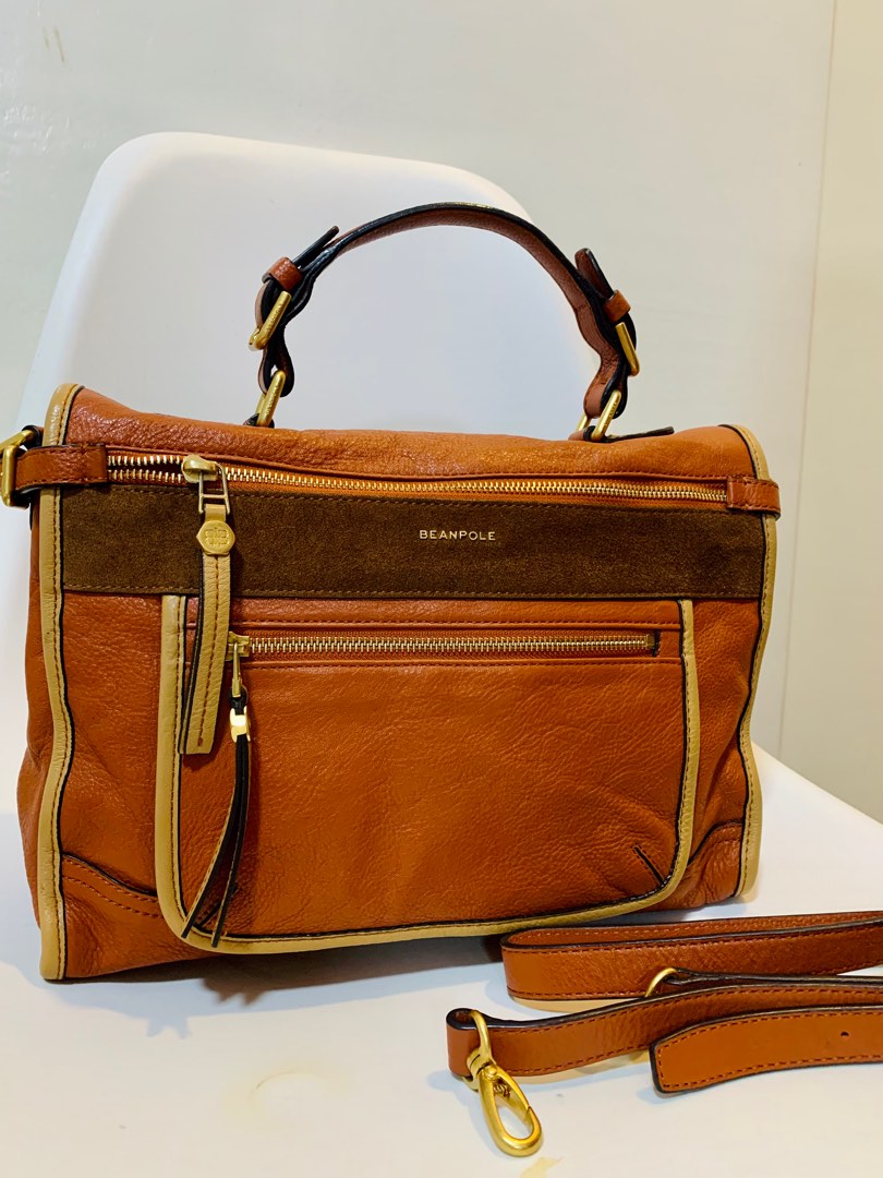 Beanpole Leather Two Way Bag on Carousell