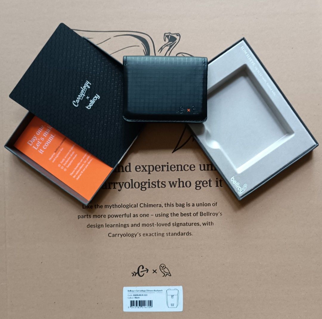 Bellroy X Carryology Chimera Backpack and Slim Sleeve Set, Men's ...