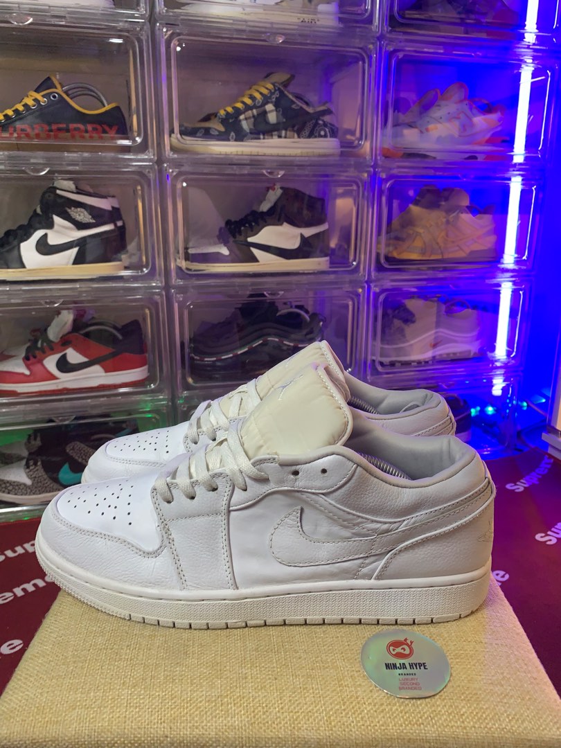 BISA COD / REKBER , NIKE AIR JORDAN 1 LOW TRIPLE WHITE , NIKE AIR ...