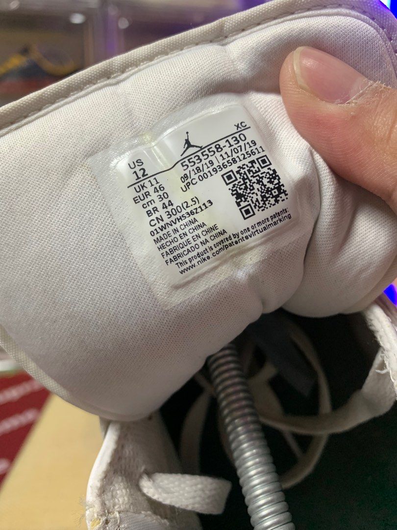 BISA COD / REKBER , NIKE AIR JORDAN 1 LOW TRIPLE WHITE , NIKE AIR ...