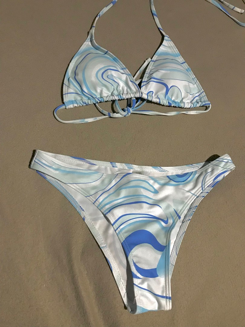 Blue Bikini, Women's Fashion, Swimwear, Bikinis & Swimsuits on Carousell