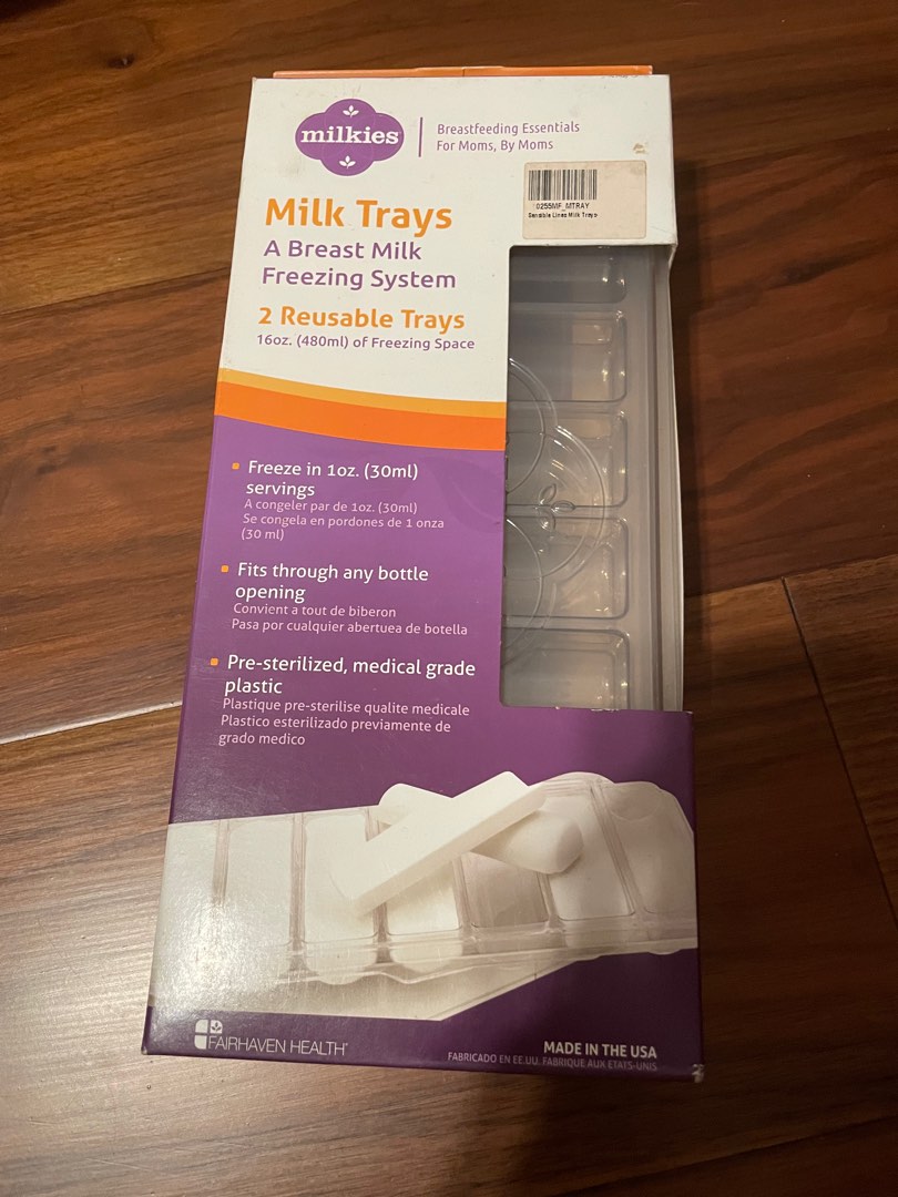 BNIB Milk Trays - breast milk freezing system, Babies & Kids, Nursing ...