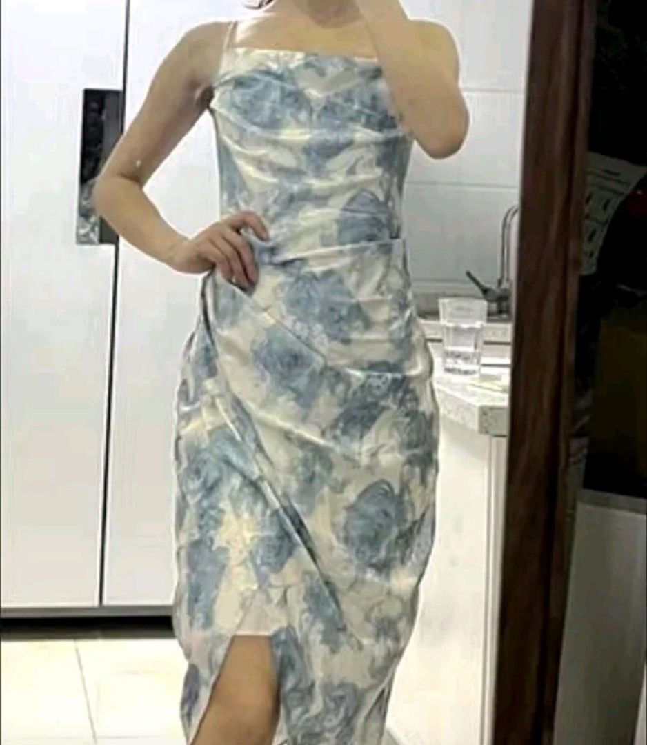 Bodycon / body fit maxi semi formal dress on Carousell