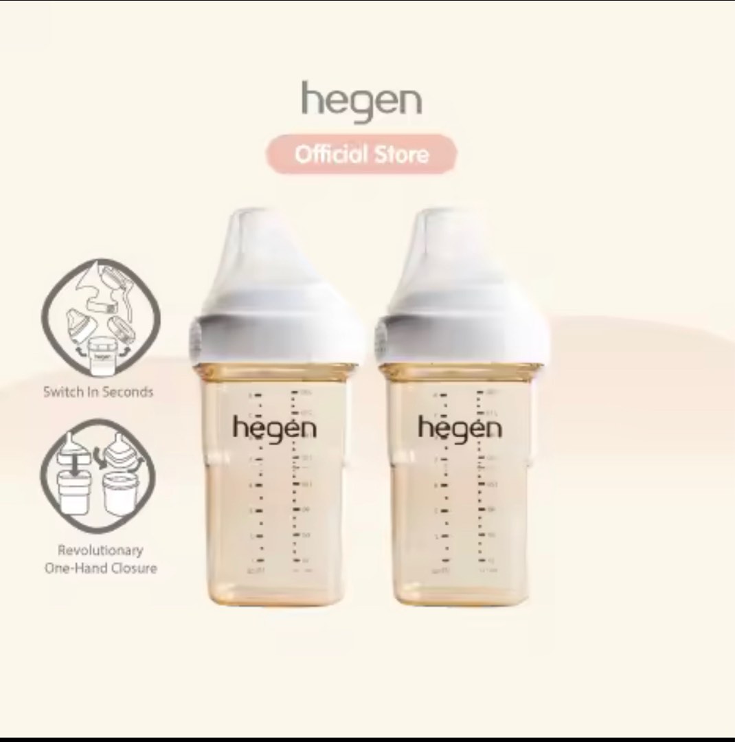 BRAND NEW HEGEN 240ml BOTTLES, Babies & Kids, Nursing & Feeding ...