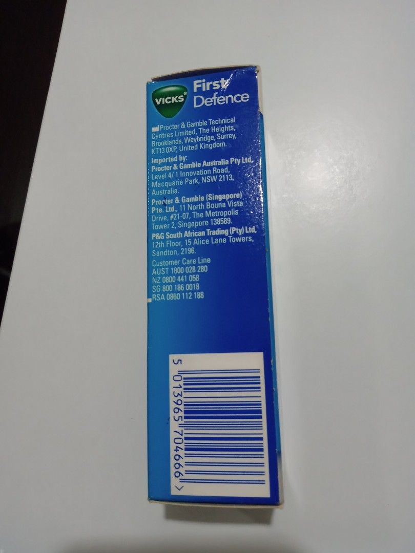 Brand New Vicks First Defence Nasal Spray, Health & Nutrition, Medical ...