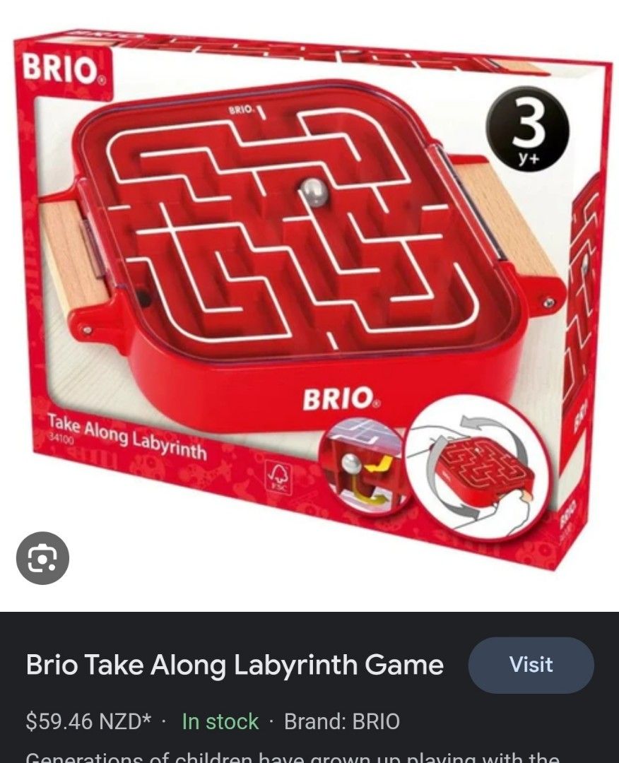 Brio Take Along Labyrinth Maze Game on Carousell