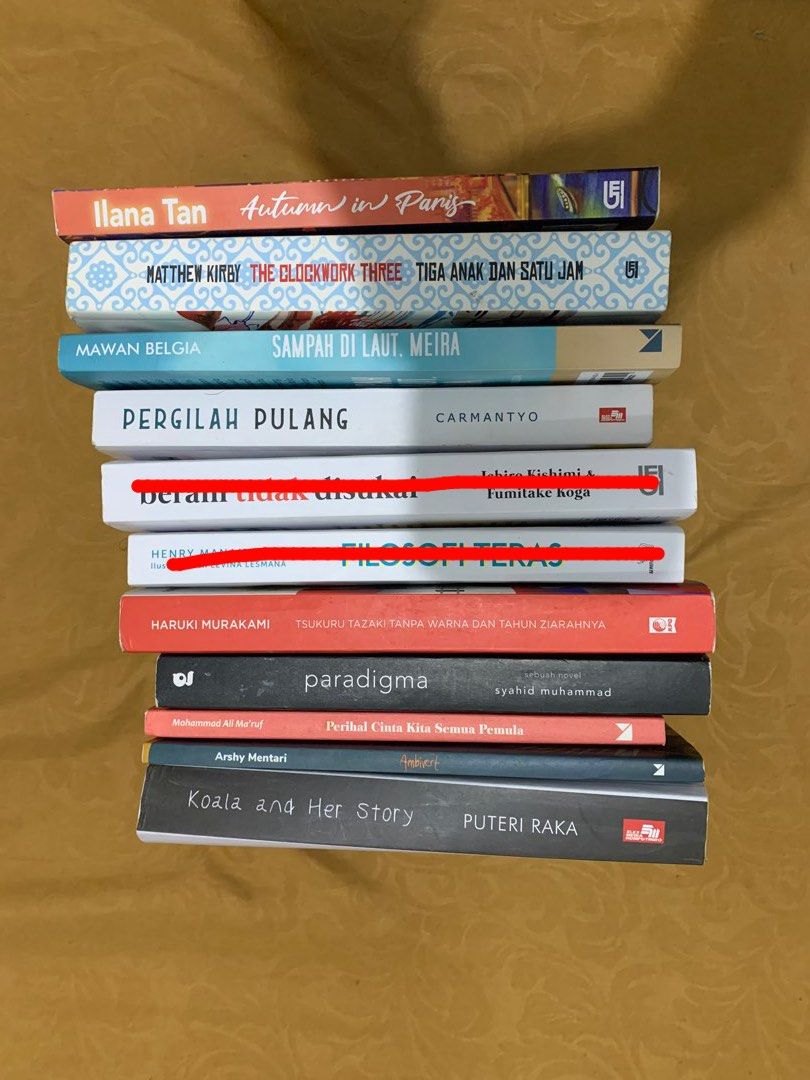 Buku / Novel, Buku & Alat Tulis, Buku di Carousell