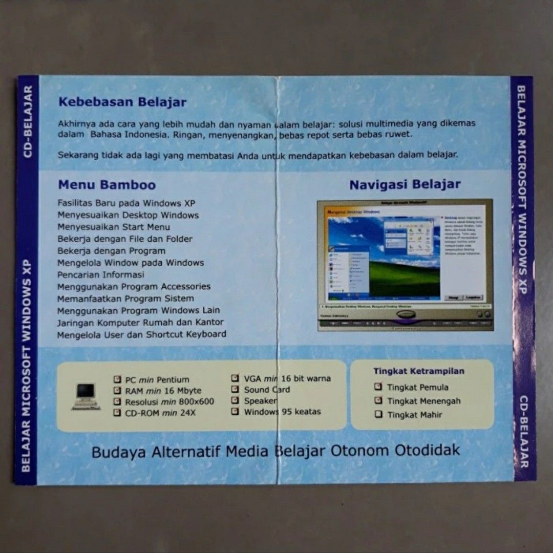 Buku Trik & Tip Windows XP, CD Tutorial & CD Auto Patch Win XP SP2 ...