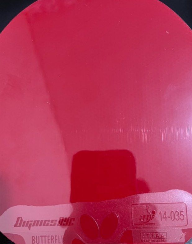 Butterfly d09c 2.1mm butterfly 橫板板型 dignics 09c, 運動產品, 運動與體育, 運動與體育 - 球拍和球類運動 - Carousell