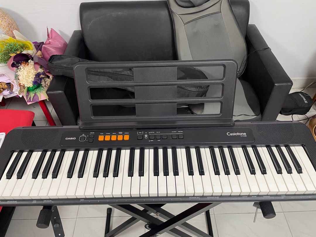 Casio CTS100 Keyboard x 1 with Stand, Hobbies & Toys, Music & Media ...