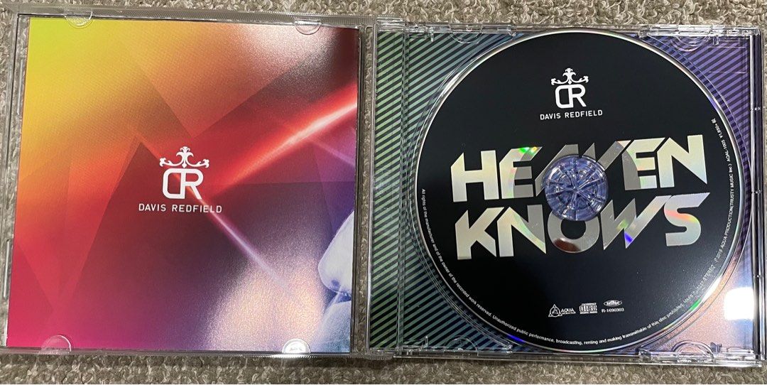 CD: EDM, dance - David Redfield Heaven Knows Japan Press with OBI ...