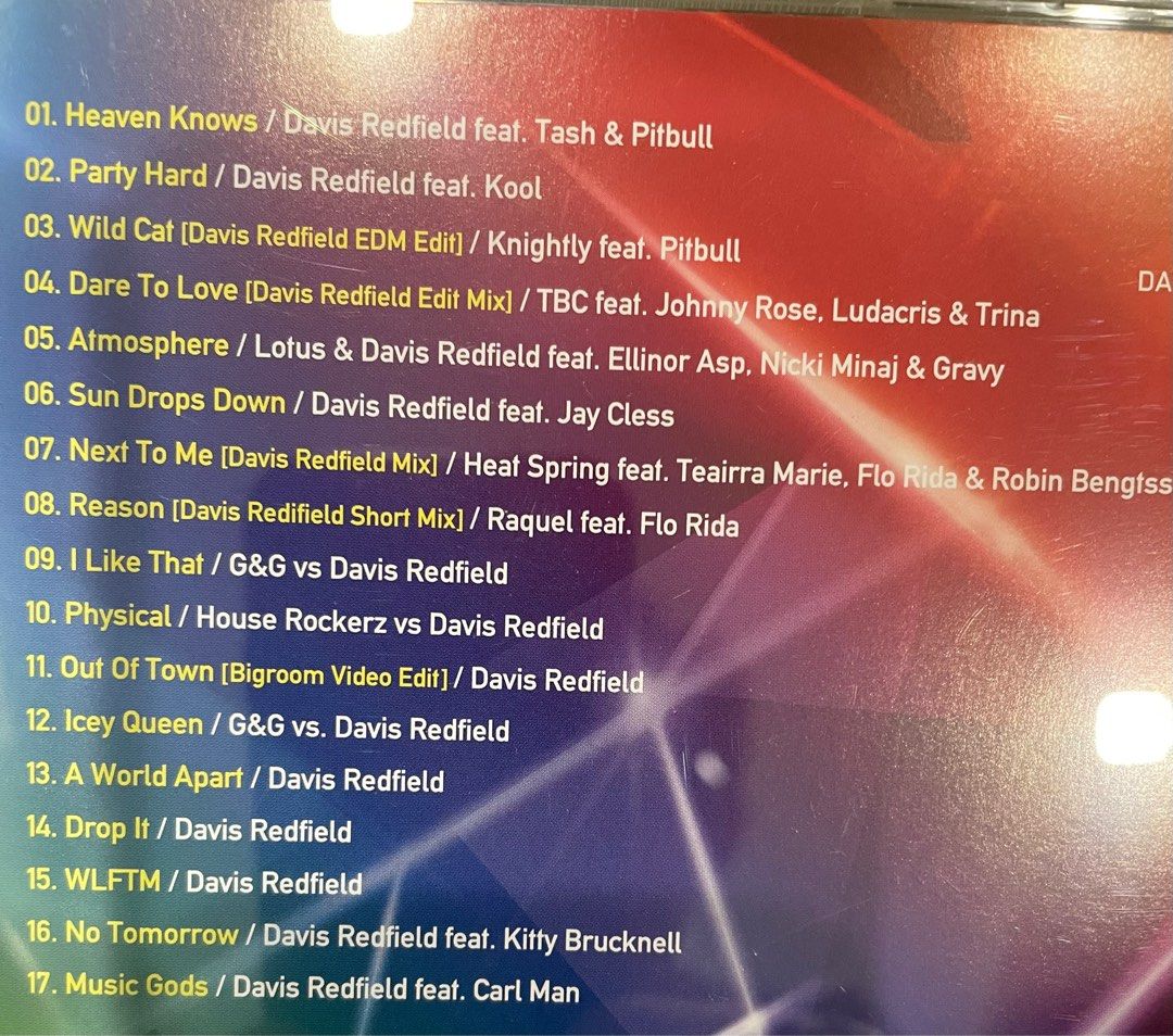 CD: EDM, dance - David Redfield Heaven Knows Japan Press with OBI ...