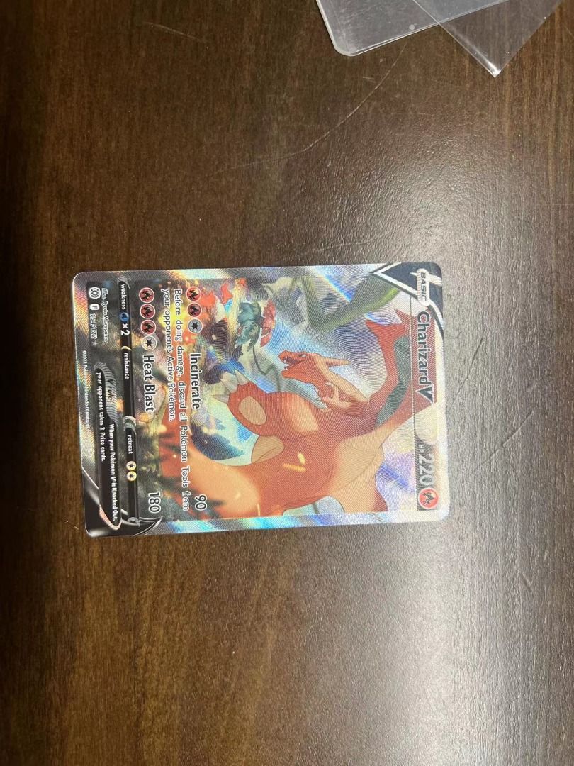 charizard v pokemon ptcg , Hobbies & Toys, Toys & Games on Carousell