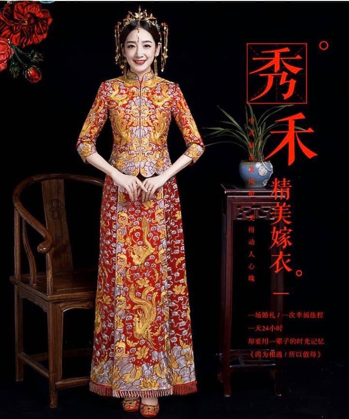 Chinese kua, Women's Fashion, Dresses & Sets, Traditional & Ethnic wear ...