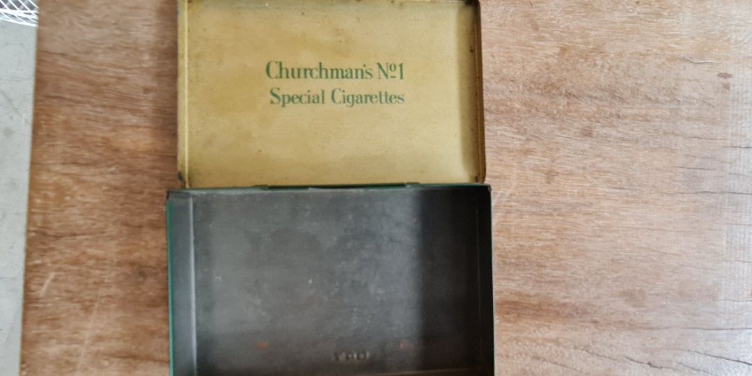 Churchmans Cigarettes Metal Tin, Hobbies & Toys, Collectibles ...