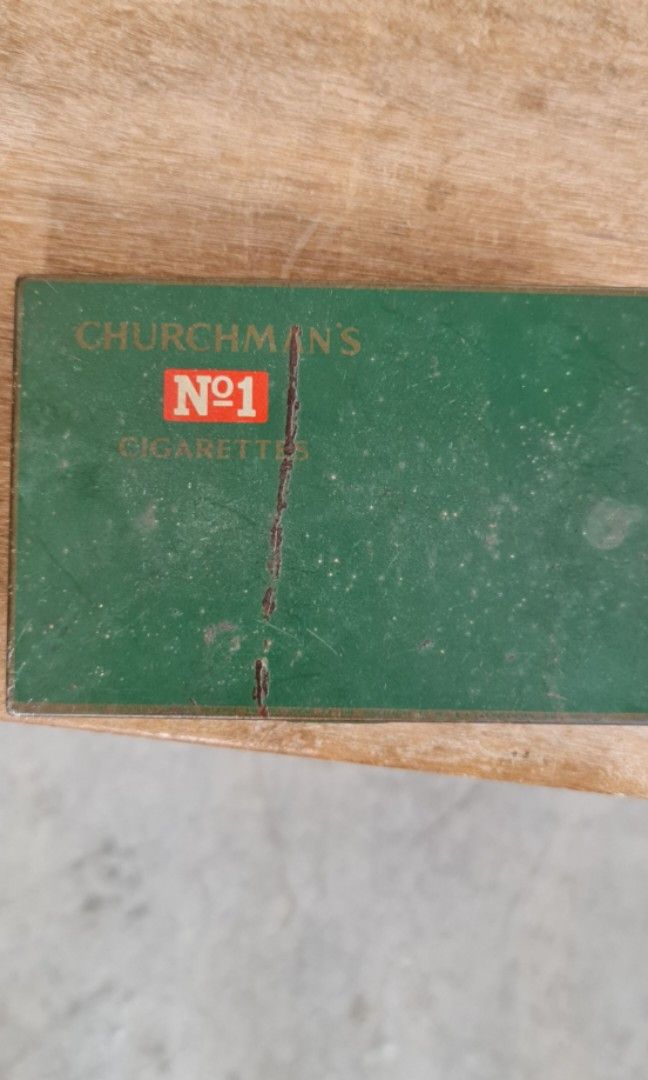 Churchmans Cigarettes Metal Tin, Hobbies & Toys, Collectibles ...