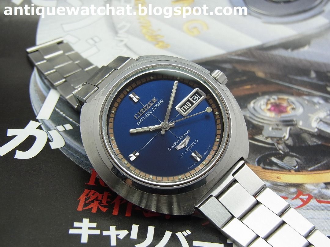 CITIZEN SEVEN STAR CUSTOM DELUXE 21 JEWELS AUTOMATIC 1969's, Men's Fashion, Watches ...