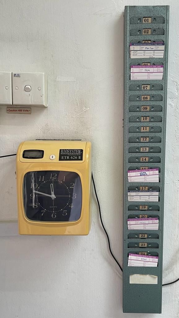 Clock in/out machine, Computers & Tech, Office & Business Technology on ...