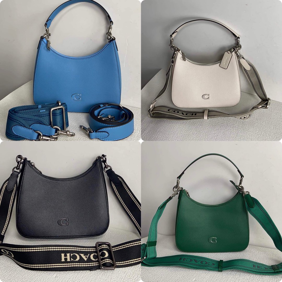 Coach HOBO CROSSBODY WITH SIGNATURE CANVAS INTERIOR, Luxury, Bags ...