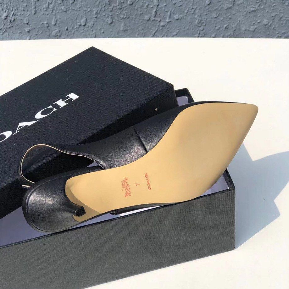 Coach Jillian Slingback Shoes, Women's Fashion, Footwear, Heels on ...
