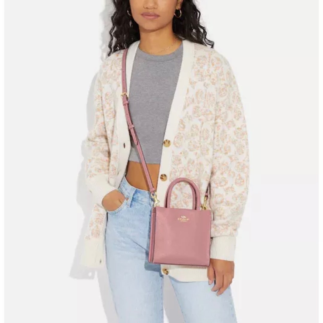 Authentic Coach Mini Cally Cross-body Bag in True Pink, Luxury, Bags ...